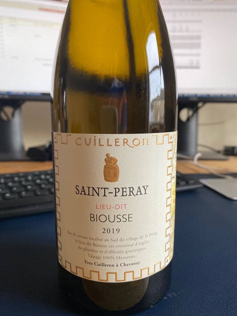 2021 Domaine Yves Cuilleron St. Péray Lieu-Dit Biousse, France, Rhône ...