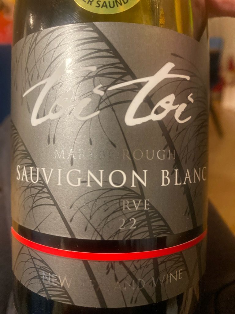 2023 Toi Toi Sauvignon Blanc Reserve, New Zealand, South Island ...