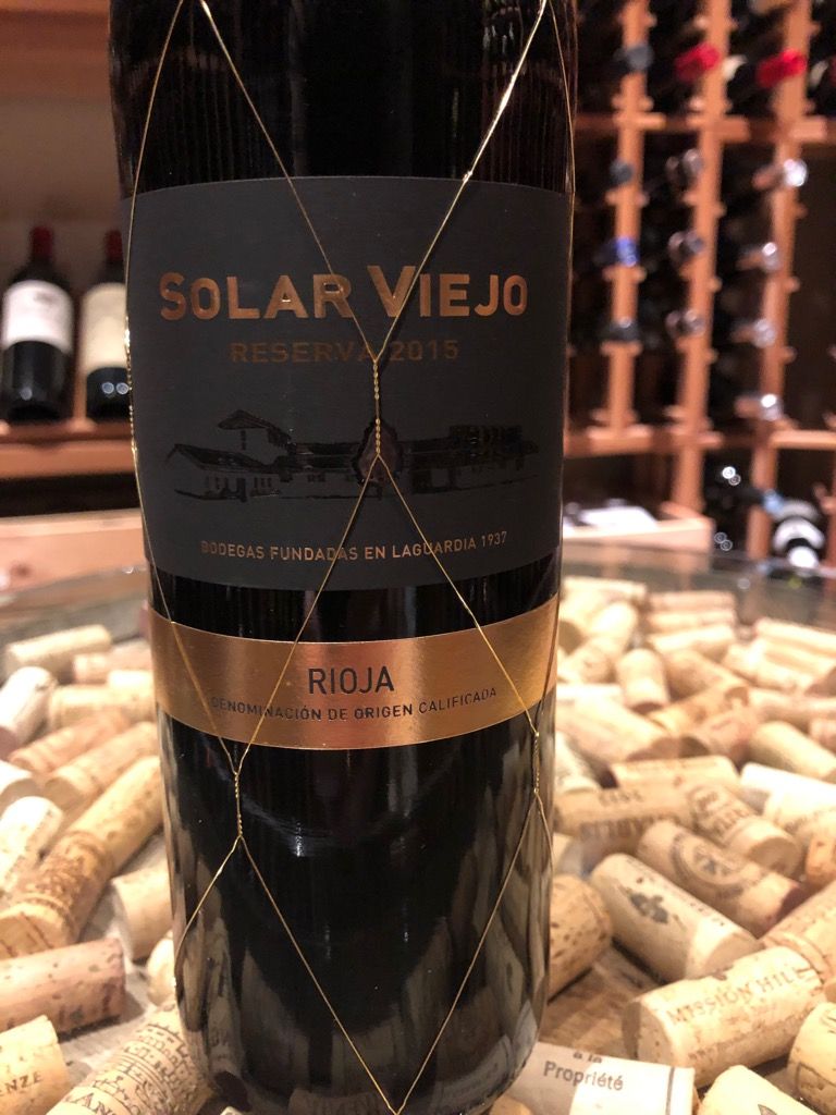 2018 Bodegas Solar Viejo Rioja Reserva, Spain, La Rioja, Rioja ...