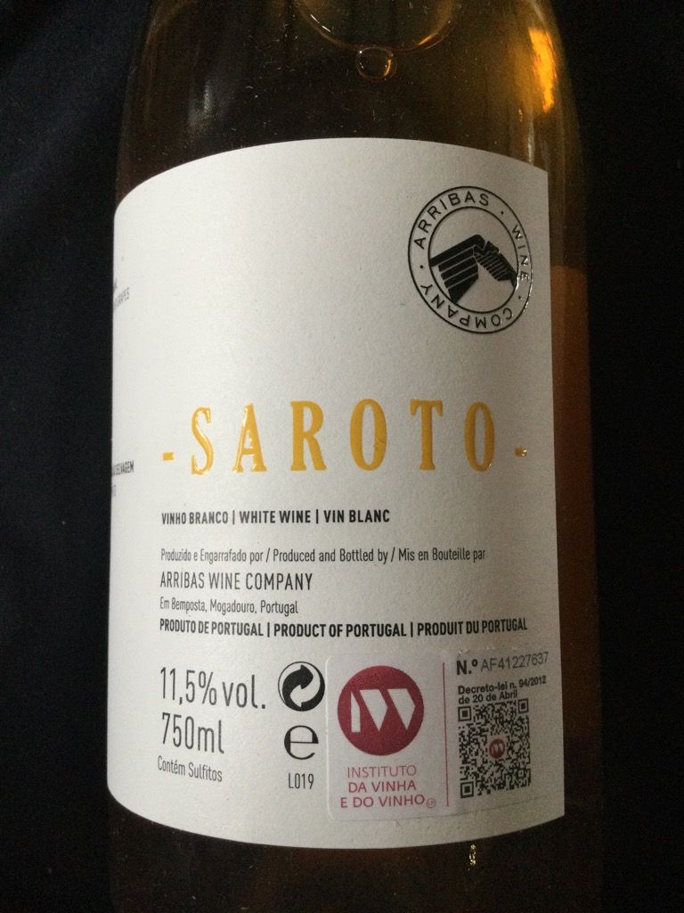 2018 Arribas Wine Company Saroto, Portugal, Trás-os-Montes, Vinho ...
