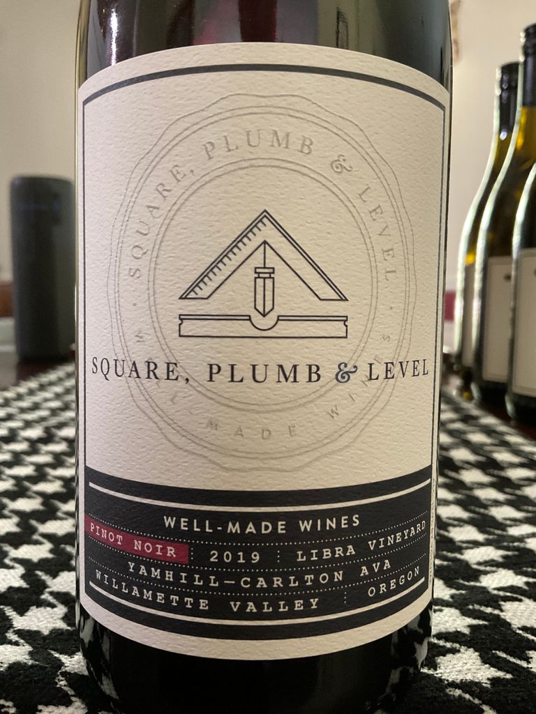 2019 Square, Plumb & Level Pinot Noir Libra Vineyard, USA, Oregon ...