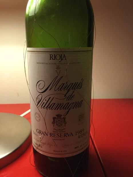 1989 Juan Alcorta Rioja Marqués de Villamagna Gran Reserva, Spain, La ...