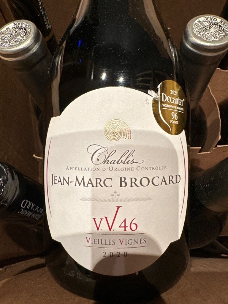 2022 Jean-Marc Brocard Chablis Vieilles Vignes - 1946, France, Burgundy ...
