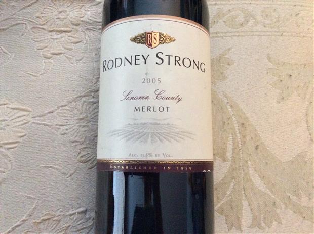 2005 Rodney Strong Merlot Sonoma County, USA, California, Sonoma County ...