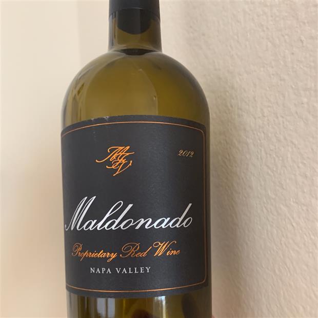 2012 Maldonado Proprietary Red, USA, California, Napa Valley ...