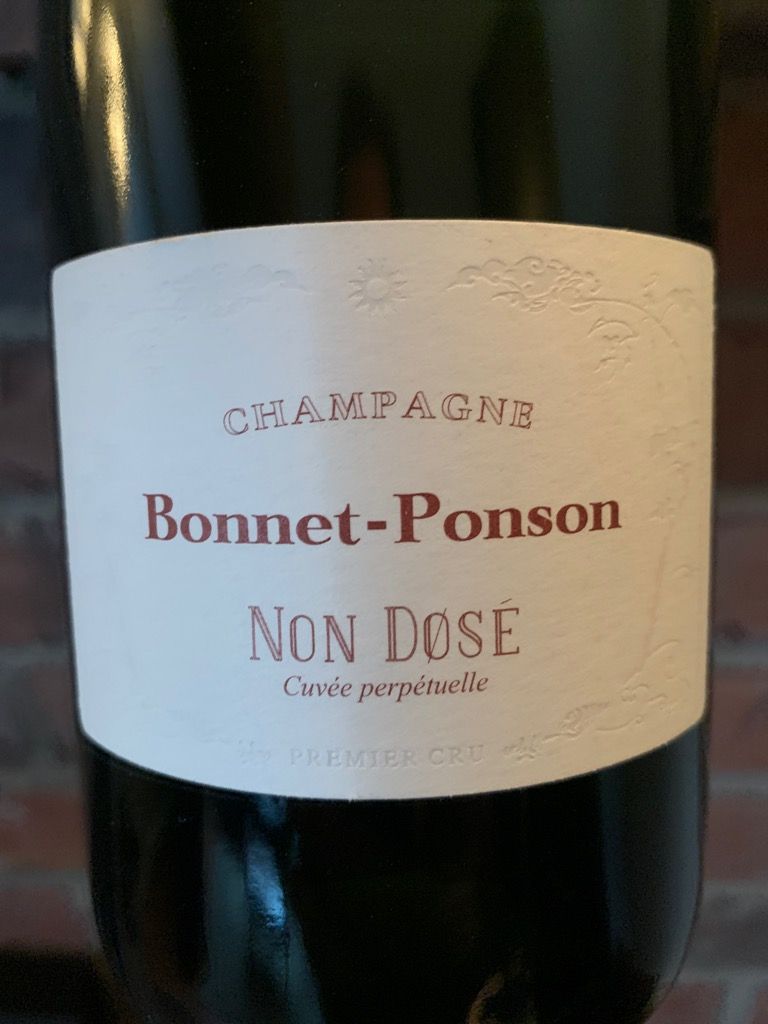 2014 Bonnet-Ponson Champagne Premier Cru Cuvée Perpétuelle Non Dosé ...