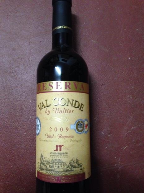 2009 Val Conde Utiel-Requena Reserva, Spain, Valencia, Utiel-Requena ...