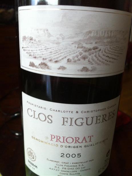 2005 Clos Figueras Priorat Clos Figueres, Spain, Catalunya, Priorat ...