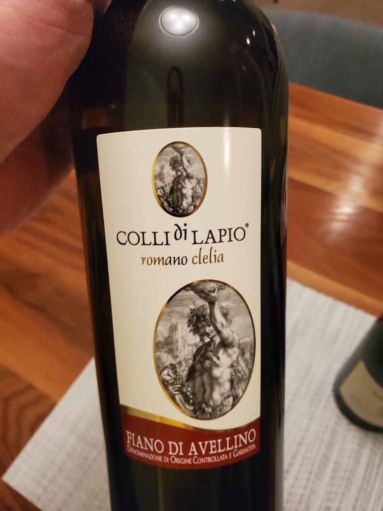 2021 Colli di Lapio Fiano di Avellino 'Clelia', Italy, Campania, Fiano ...