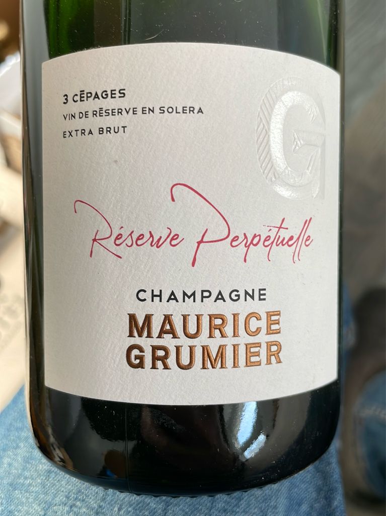 N.V. Maurice Grumier Champagne Réserve Perpétuelle Extra Brut ...
