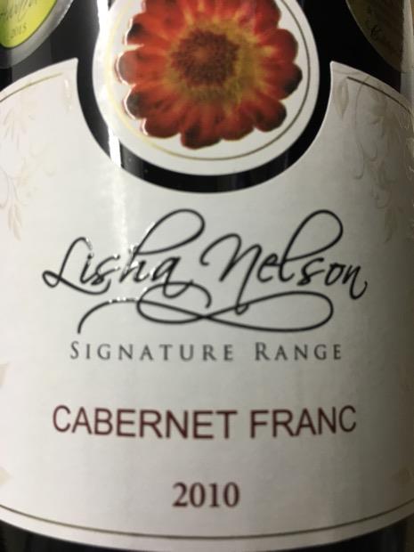 2013 Nelson Wine Estate Cabernet Franc Lisha Nelson "Dad's Blend ...