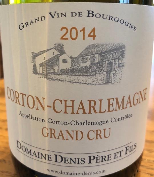 2014 Denis Pere & Fils Corton-Charlemagne, France, Burgundy, Côte de ...