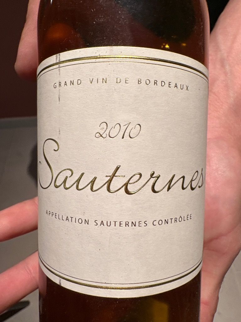 2010 Grands Vins de Gironde, France, Bordeaux, Sauternais, Sauternes - CellarTracker