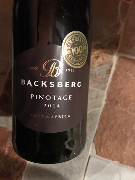 2010 Backsberg Pinotage, South Africa, Coastal Region, Paarl ...