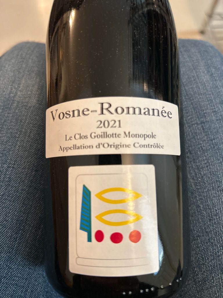 2022 Domaine Prieuré Roch Vosne-Romanée Le Clos Goillotte, France ...