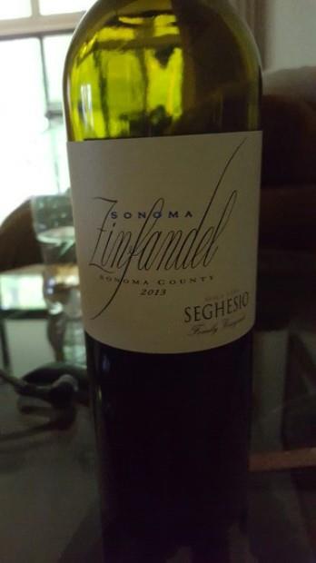 2013 Seghesio Family Vineyards Zinfandel Angela's Table, USA ...
