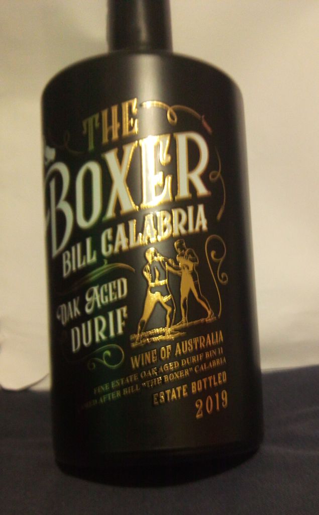 2019 Bill Calabria Durif The Boxer, Australia, New South Wales ...