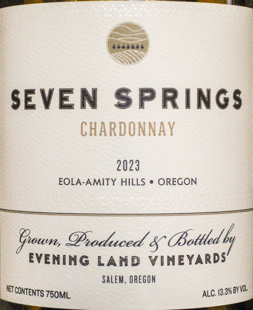 2023 Evening Land Vineyards Chardonnay Seven Springs Vineyard, USA ...