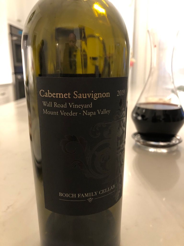 2019 Boich Family Cellar Cabernet Sauvignon Wall Road, USA, California ...