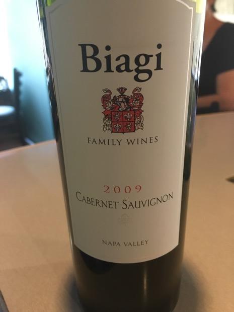 2009 Biagi Family Cabernet Sauvignon, USA, California, Napa Valley ...