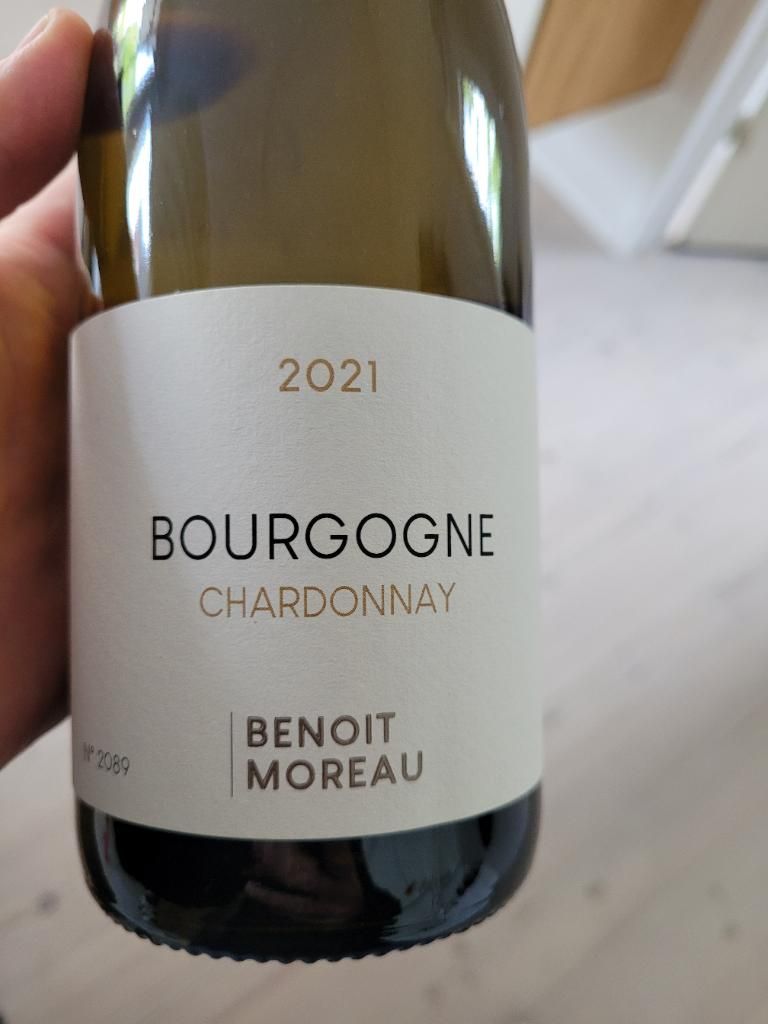 2021 Benoit Moreau Chardonnay Bourgogne Blanc, France, Burgundy ...
