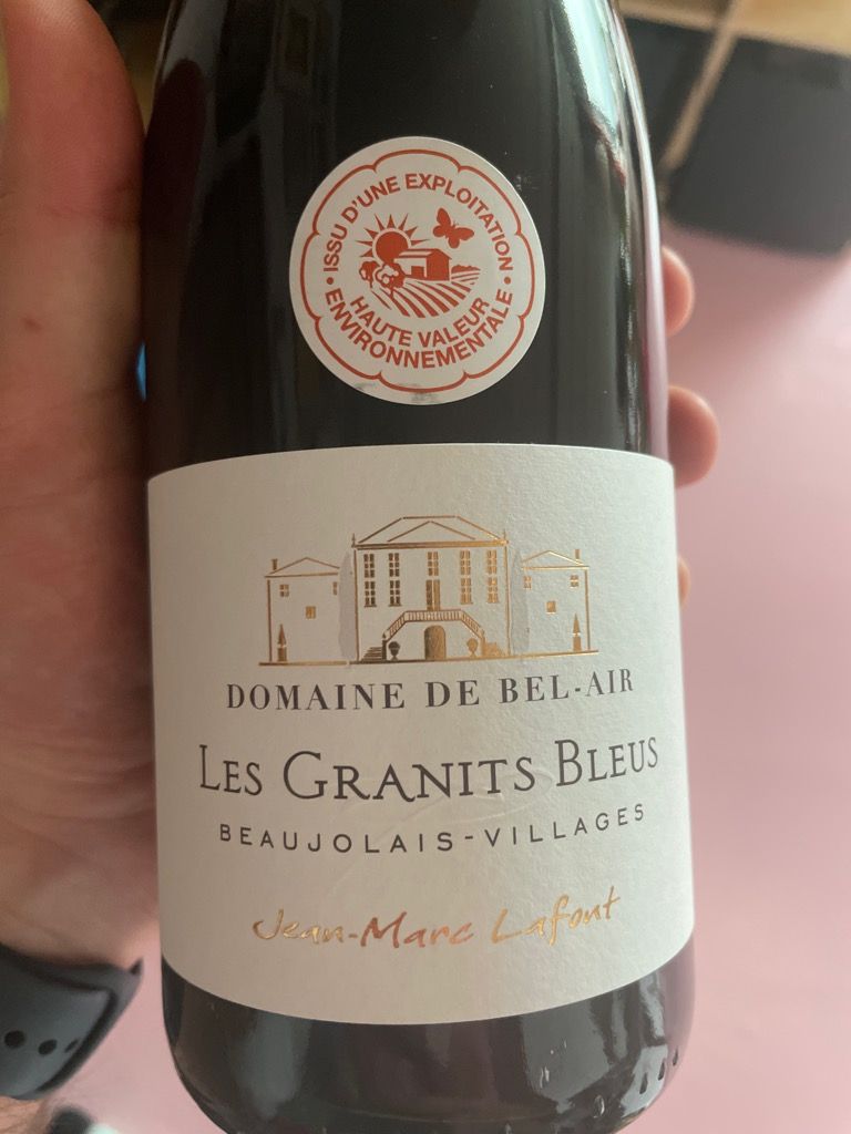 2021 Jean-Marc Lafont Beaujolais-Villages Les Granits Bleus Domaine de ...