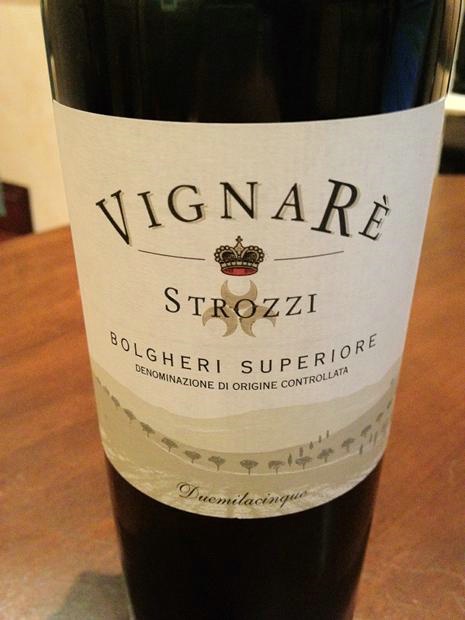 2009 Guicciardini Strozzi Bolgheri VIGNARÈ, Italy, Tuscany, Bolgheri ...