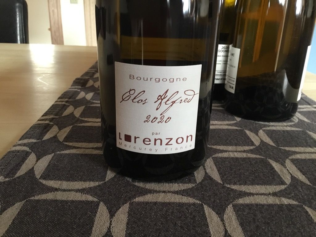 2021 Bruno Lorenzon Bourgogne Blanc Clos Alfred, France, Burgundy ...