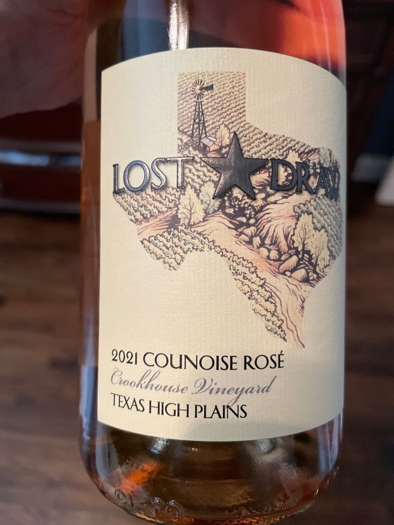 2021 Lost Draw Cellars Counoise Rosé Farmhouse Vineyards, USA, Texas ...