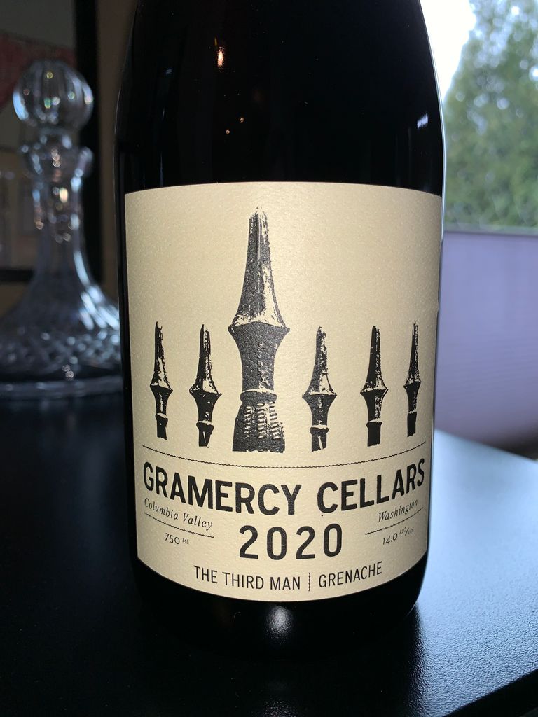 2020 Gramercy Cellars Grenache The Third Man, USA, Washington, Columbia ...