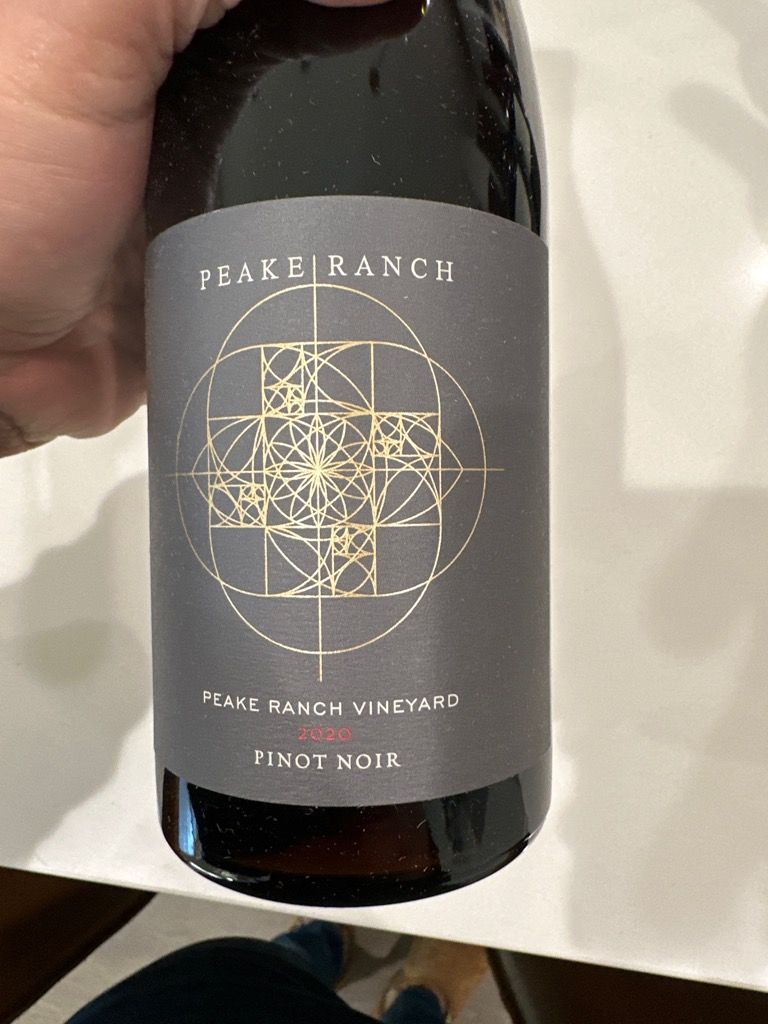 2021 Peake Ranch Pinot Noir Peake Ranch Vineyard, USA, California ...
