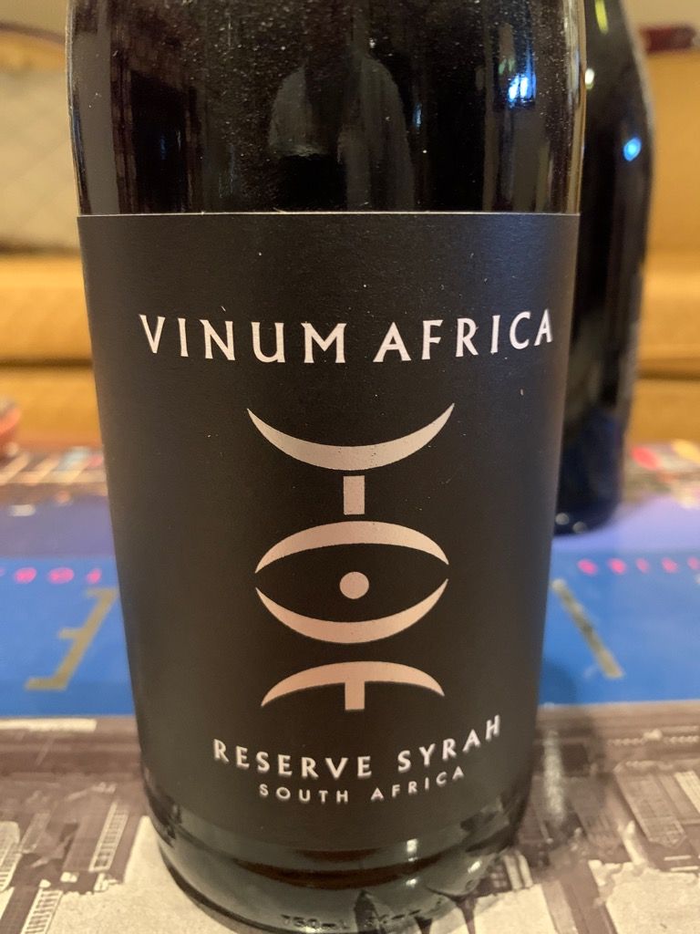 2018 The Winery of Good Hope Syrah Reserve Vinum Africa, South Africa ...