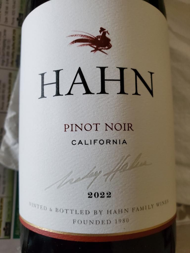 2023 Hahn Pinot Noir California, USA, California - CellarTracker