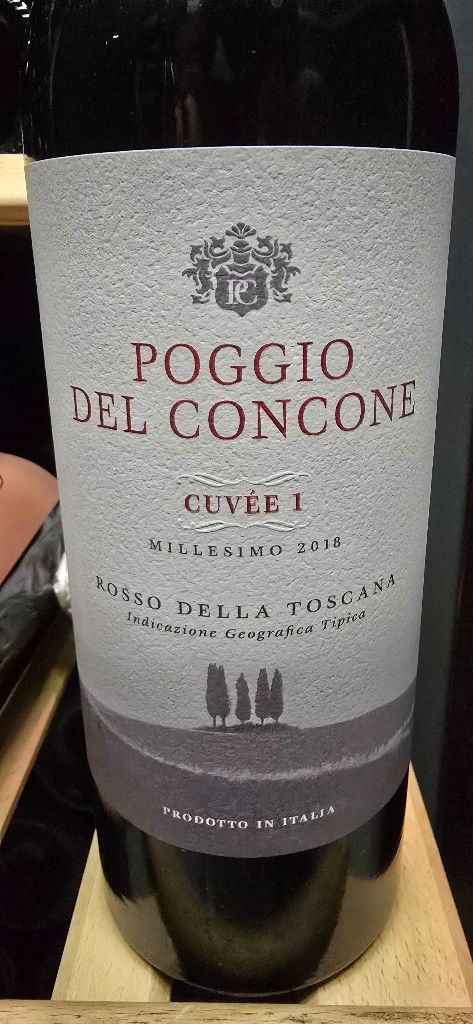 2018 Poggio del Concone Cuvée 1 Toscana IGT, Italy, Tuscany, Toscana IGT - CellarTracker