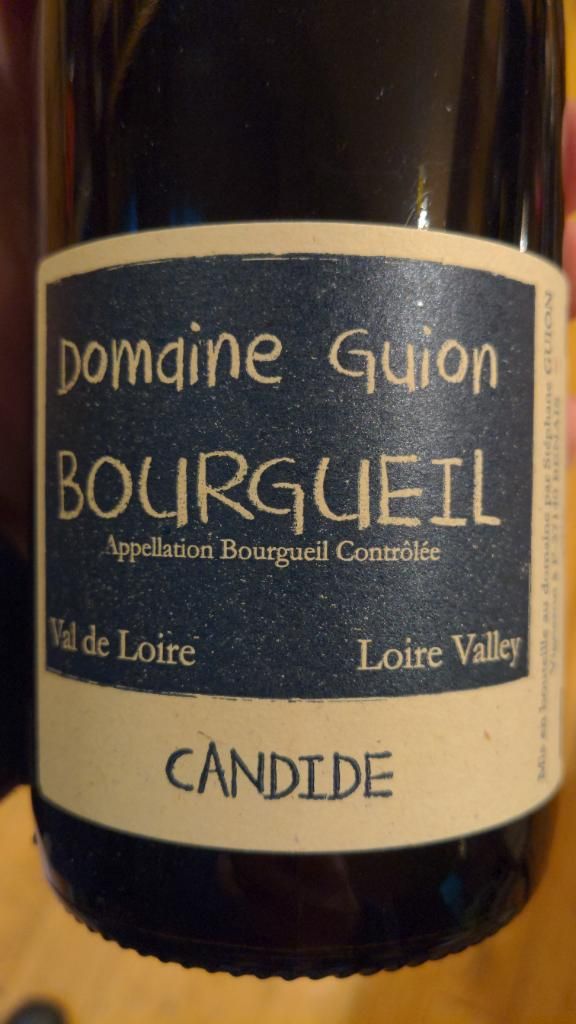 2020 Domaine Guion Bourgueil Candide, France, Loire Valley, Touraine ...