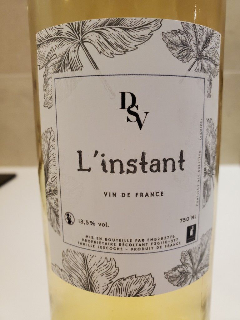 NV Domaine St Vincent Vin de France L'Instant, France, Vin de France ...