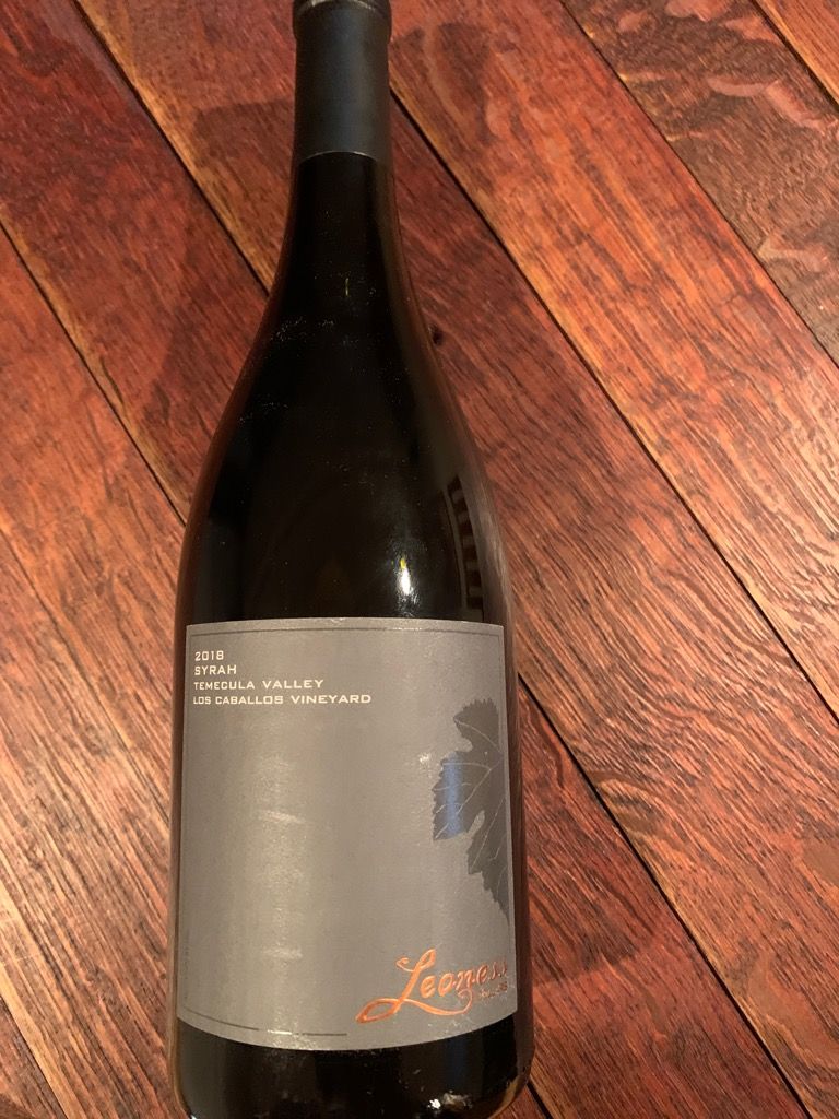 2011 Leoness Cellars Syrah Los Caballos Vineyard, USA, California ...