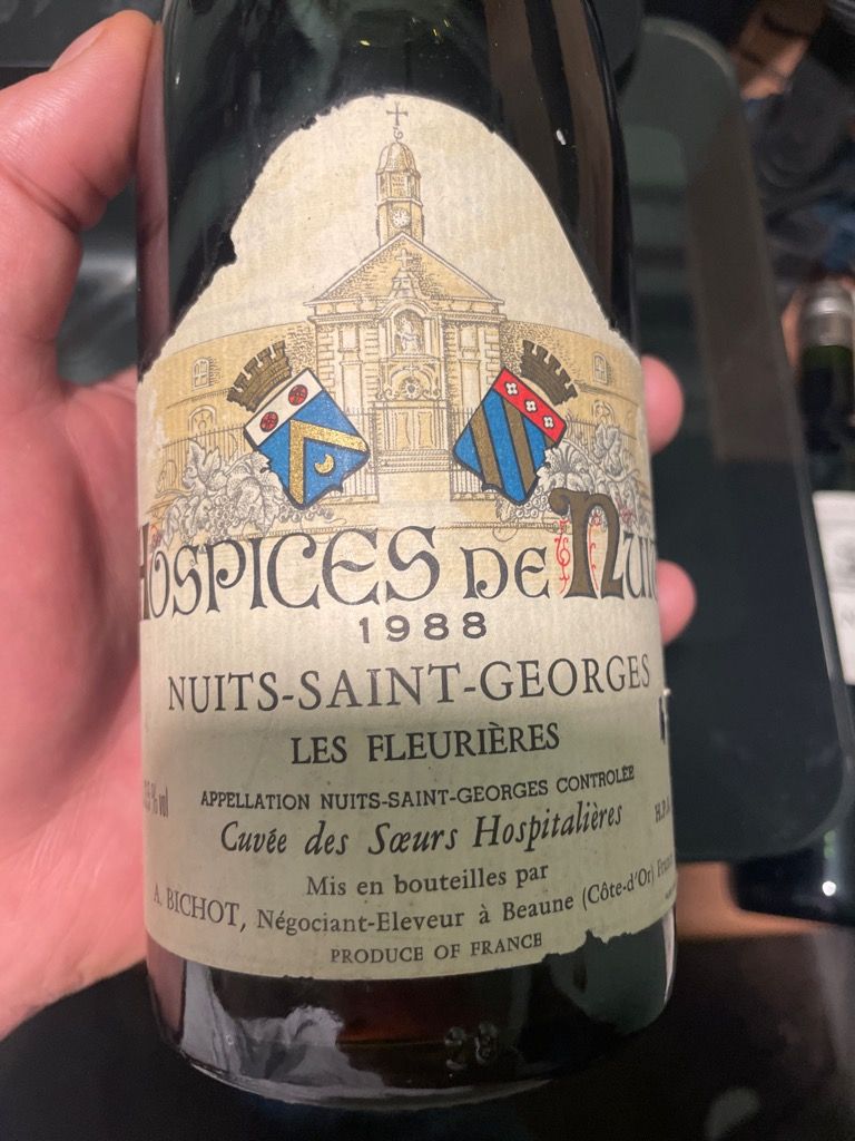 1988 Hospices de Nuits Nuits St. Georges Les Fleurières Les Plantes au ...