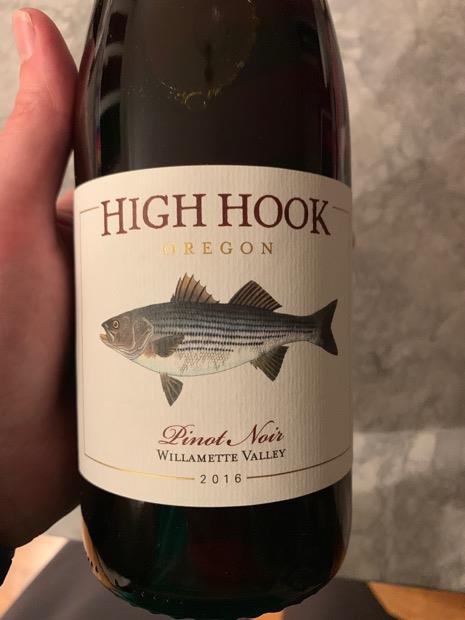 2015 Fish Hook Vineyards Pinot Noir High Hook, USA, Oregon, Willamette ...