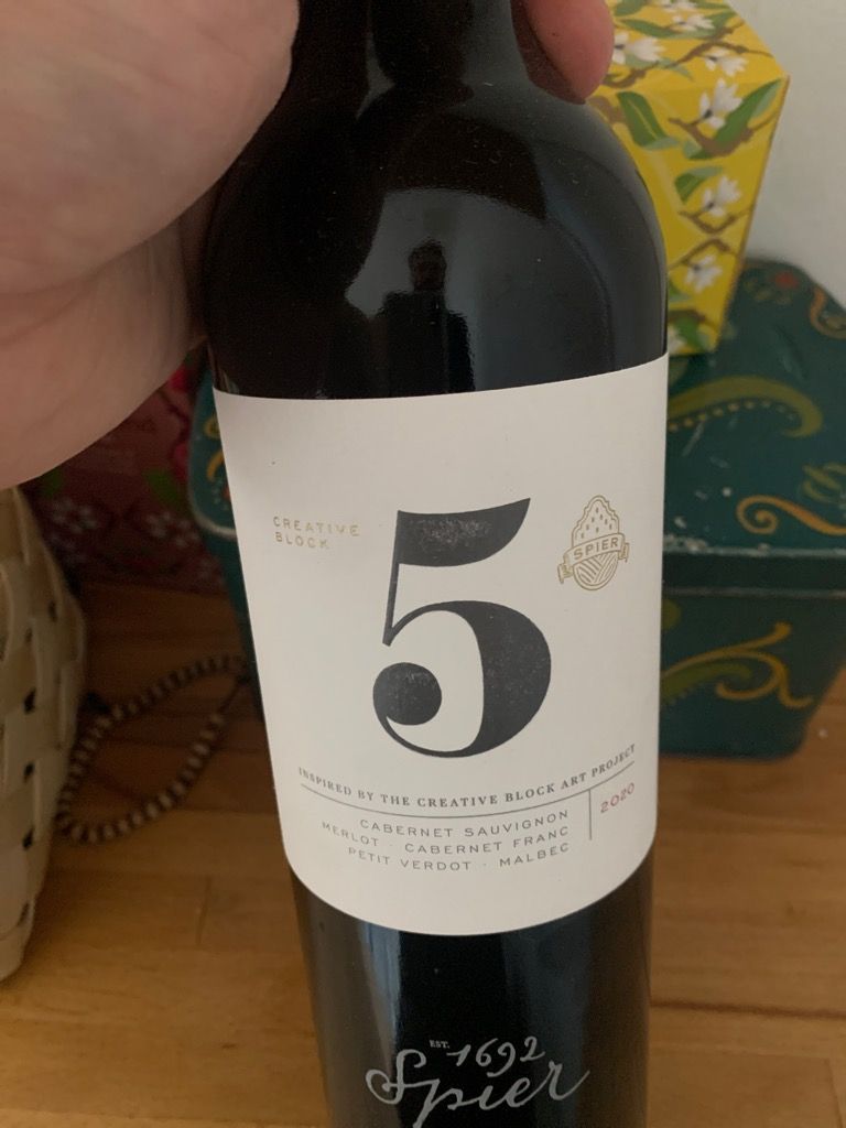 2020 Spier Creative Block 5, South Africa, Coastal Region - CellarTracker