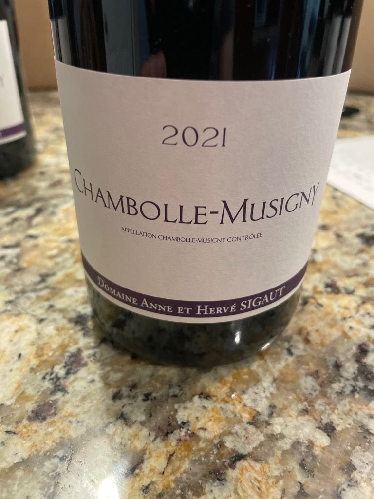 2023 Domaine Anne et Hervé Sigaut Chambolle-Musigny, France, Burgundy ...