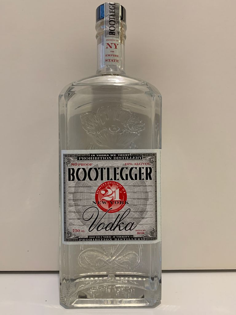 NV Prohibition Distillery Bootlegger 21 New York Vodka, USA, New York ...