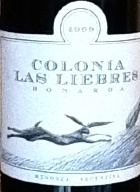 2009 Altos Las Hormigas Bonarda Colonia las Liebres, Argentina, Mendoza ...