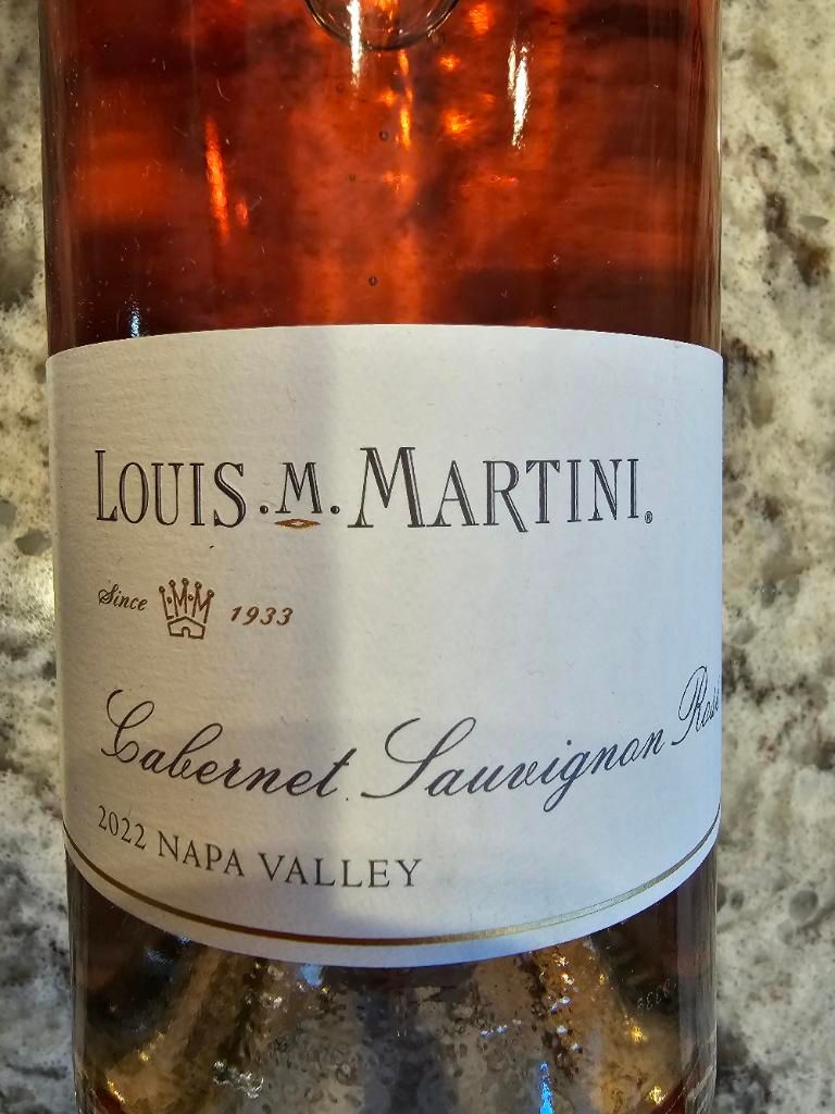 2021 Louis M. Martini Cabernet Sauvignon Rosé, USA, California, Napa ...