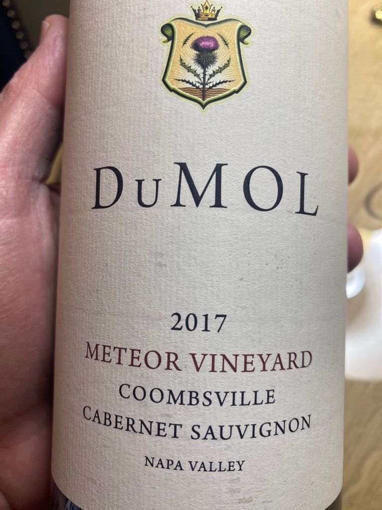 2017 DuMOL Cabernet Sauvignon Meteor Vineyard, USA, California, Napa ...