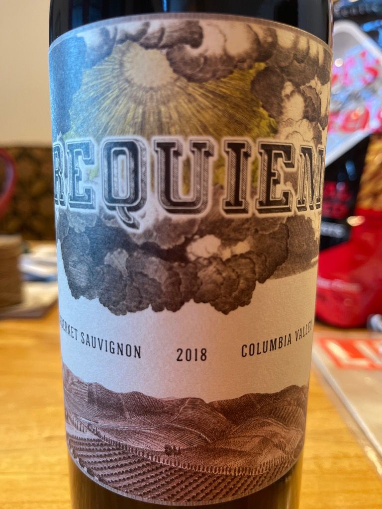 2018 Requiem Cabernet Sauvignon, USA, Washington, Columbia Valley ...