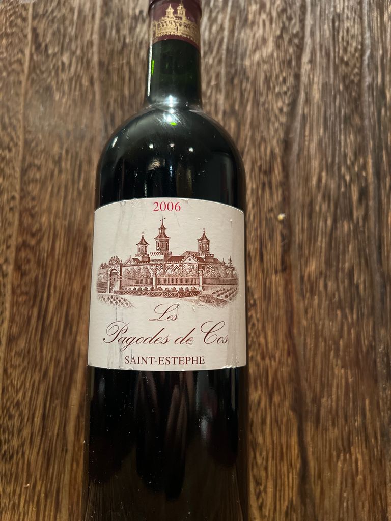2006 Château Cos d'Estournel Les Pagodes de Cos, France, Bordeaux ...