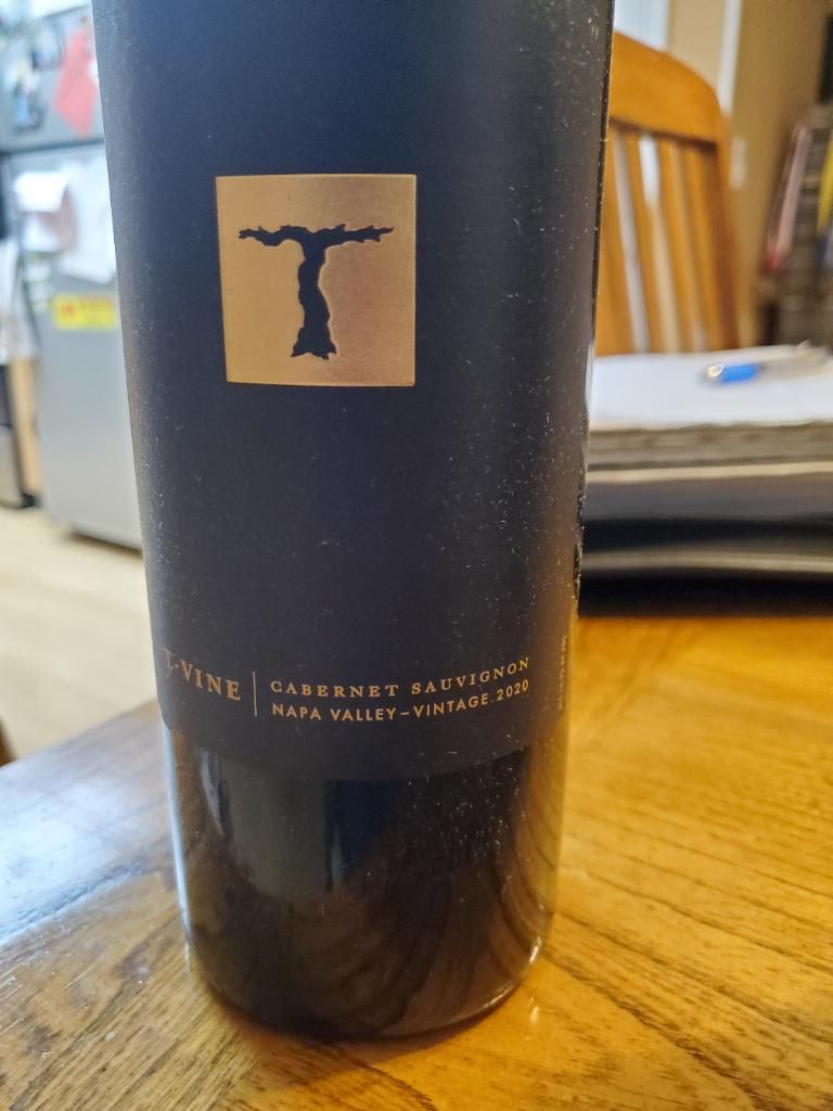 2020 T-Vine Cellars Cabernet Sauvignon Napa Valley, USA, California ...
