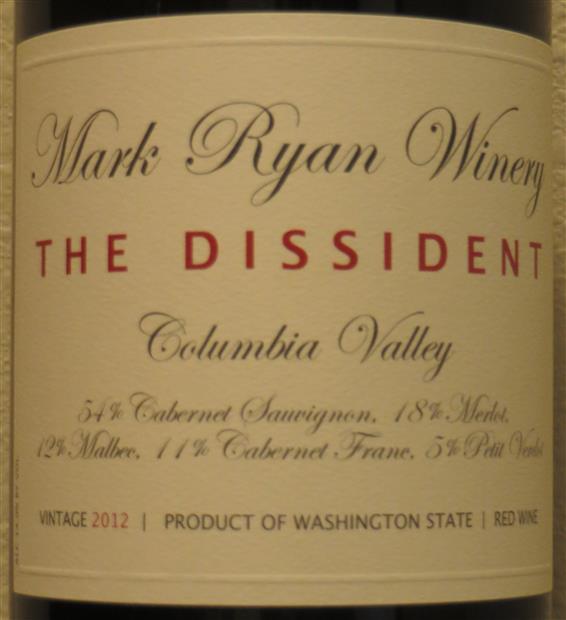 2012 Mark Ryan The Dissident, USA, Washington, Columbia Valley ...