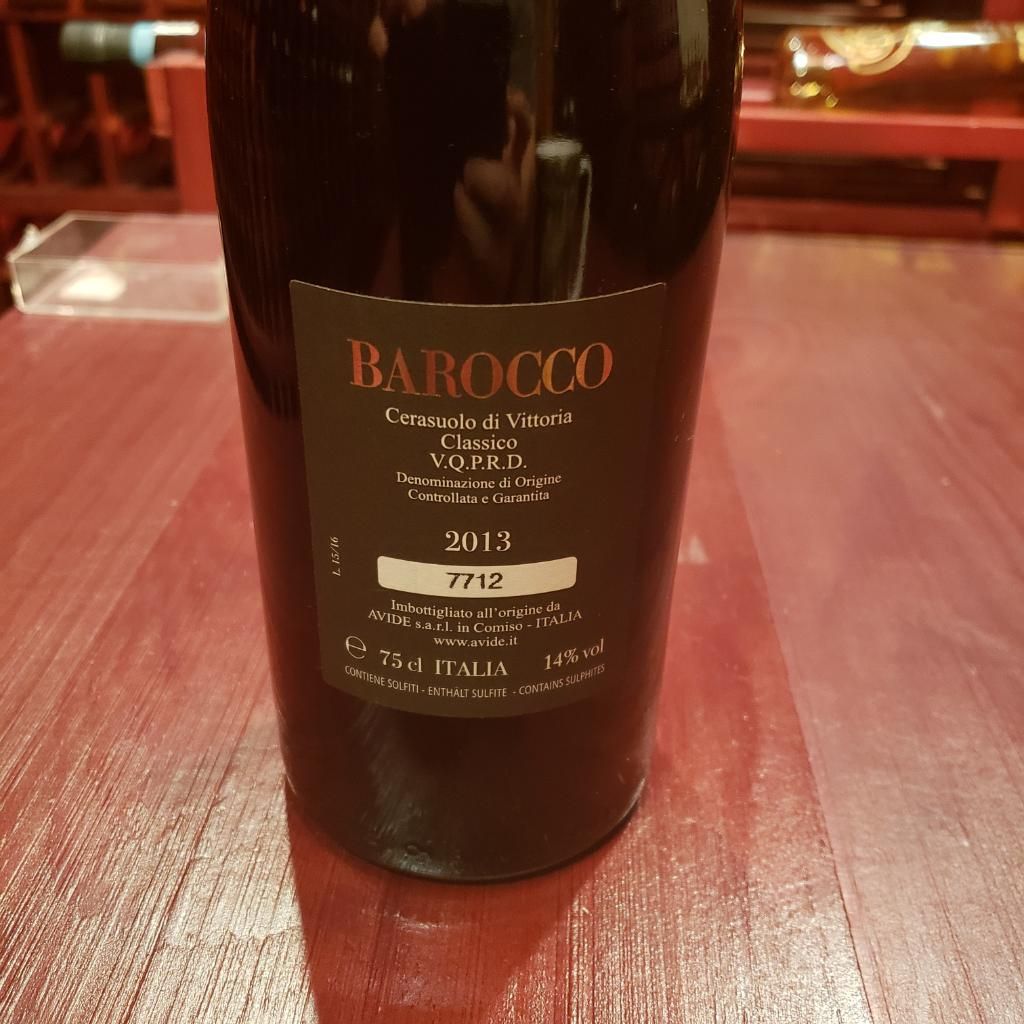 2013 Avide Cerasuolo di Vittoria Barocco, Italy, Sicily, Cerasuolo di ...
